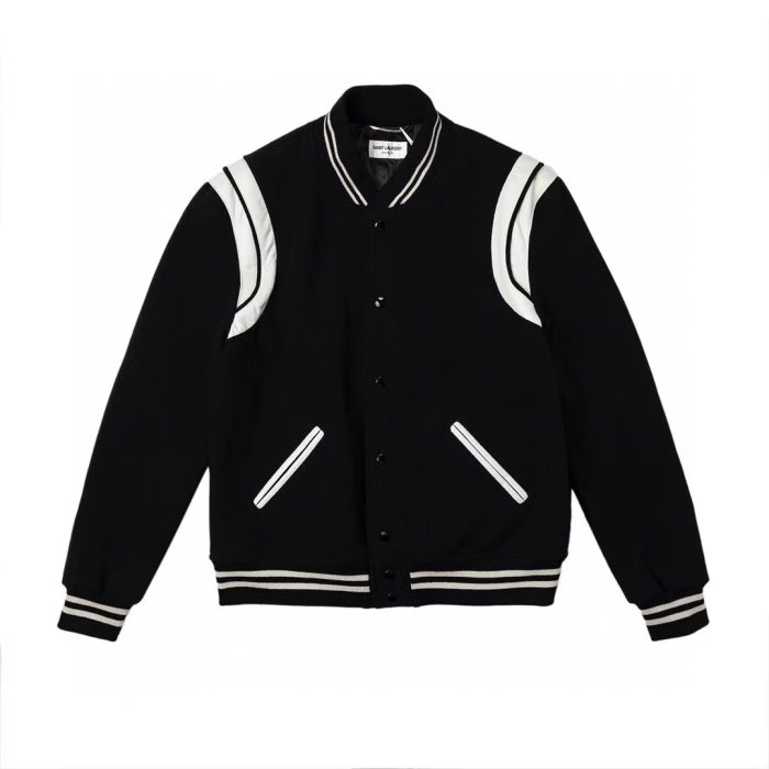 YSL Varsity Jacket Black White 2026 | Drip Kickz